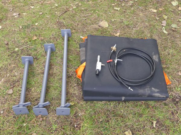 How to install the inflatable trench shield easely and quickly