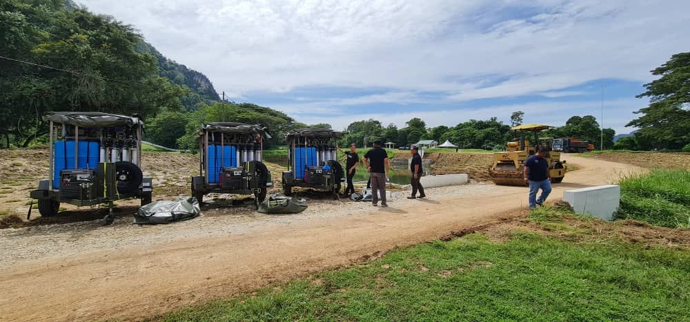 Mobile water treatment plants for the Malaysian population