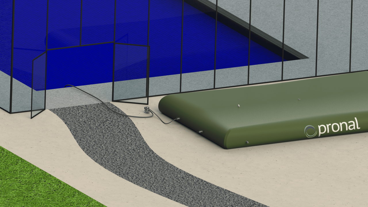 Rainwater Tank for Swimming Pool Water Recovery - Eco-Friendly Solution