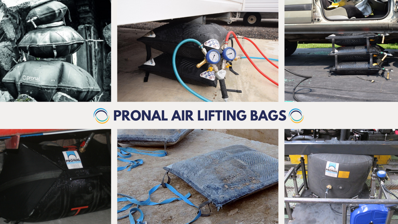 Pronal air lifting bags : safety and optimal performance